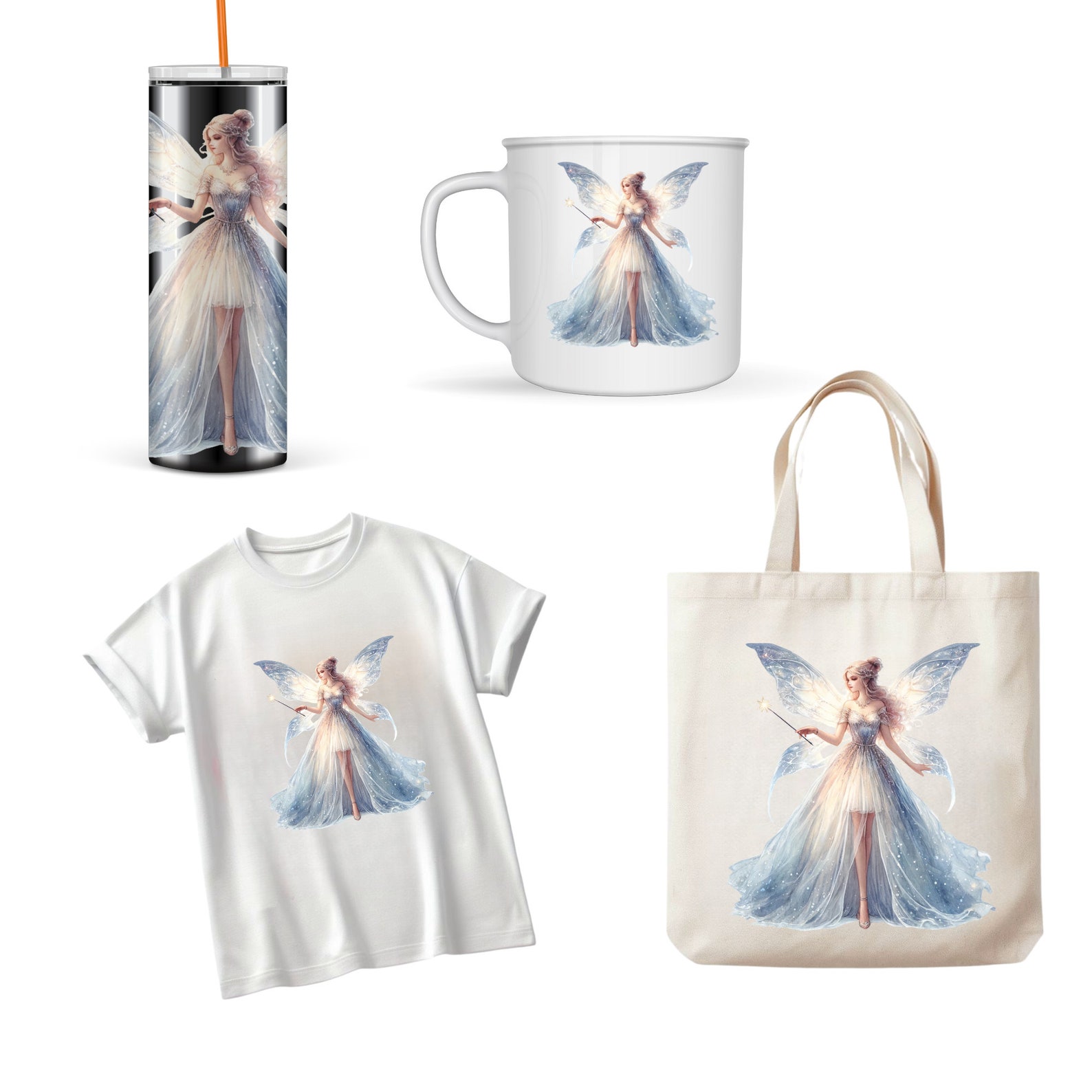 Fairy Princess Clip Art Pack, Commercial Use Clipart, Fairies, Fairy ...