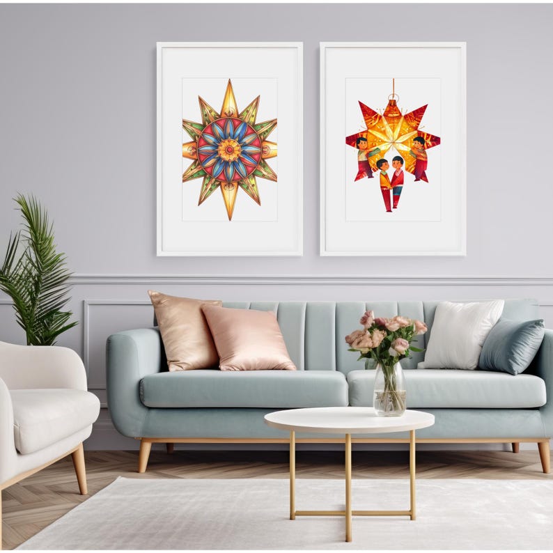 Philippines Christmas Parol Clip Art: Festive Lanterns (PNG Digital ...