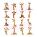 Cute Giraffes Clip Art Pack, Commercial Use, Safari Animals, Baby ...