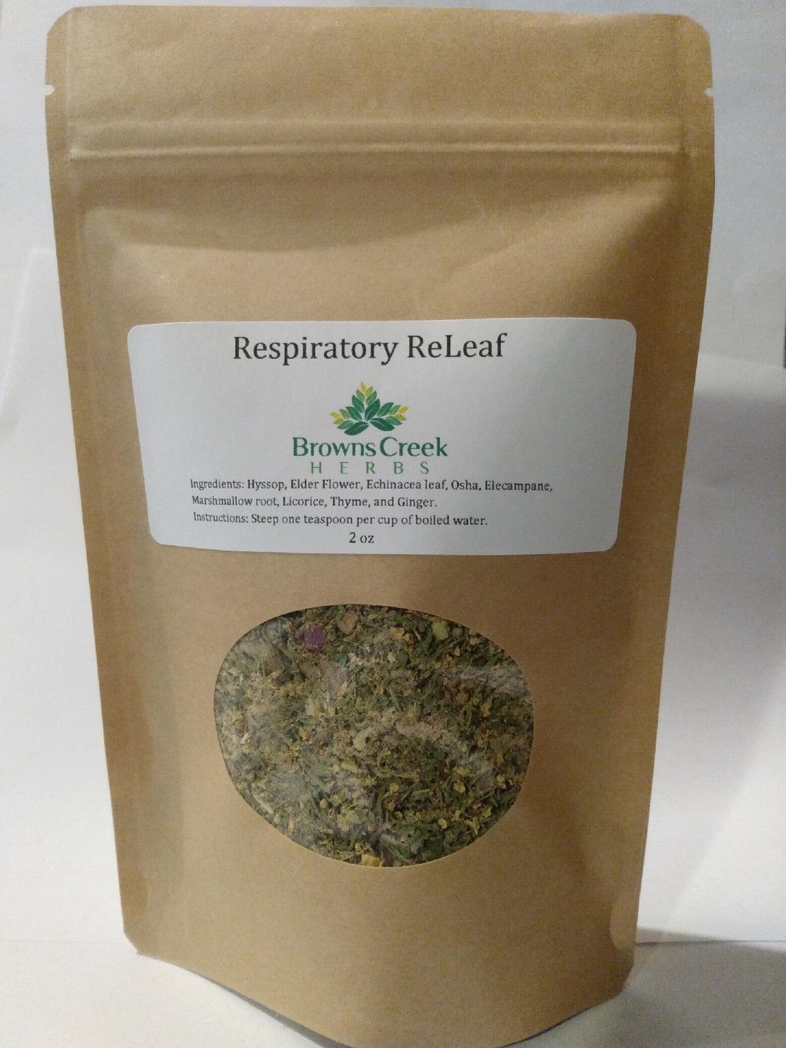 Respiratory Releaf (herbal Tea Blend for Lung Support) - Etsy