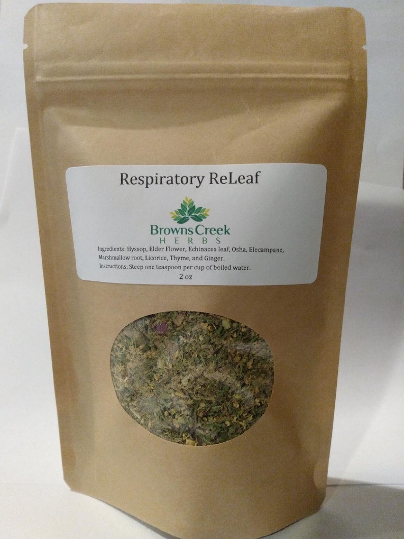 Respiratory Releaf herbal Tea Blend for Lung Support | Etsy