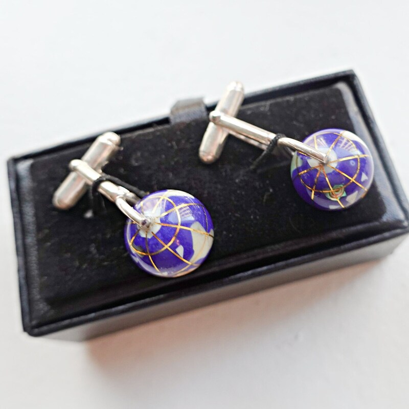 Globe Cufflinks - Etsy