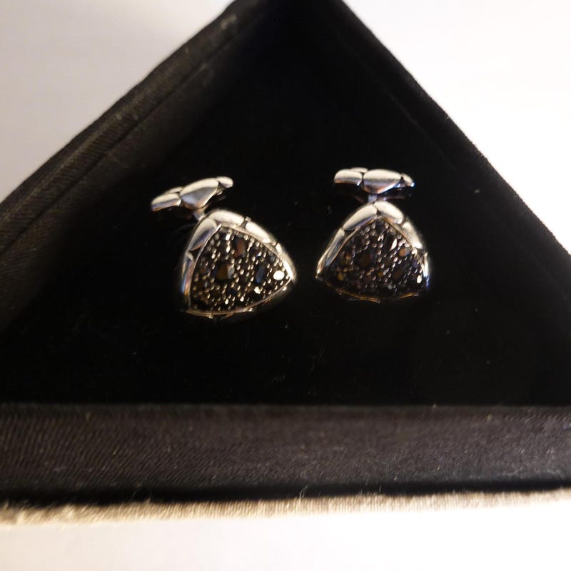 Gemstone Cufflinks - Etsy