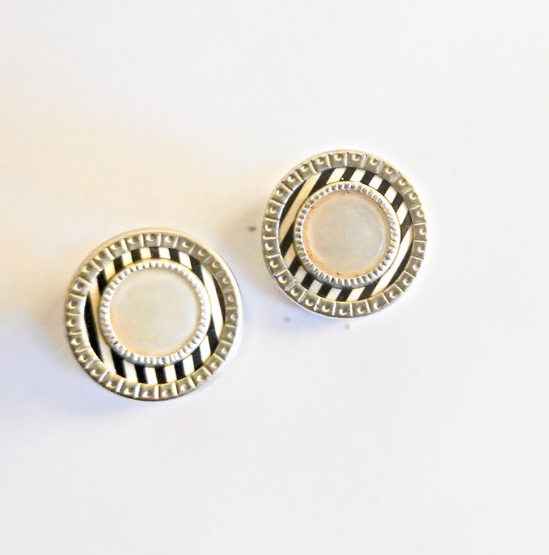 Antique Art Deco Cufflinks Snap Link Cufflinks, KUM-A-PART Cuff Links ...