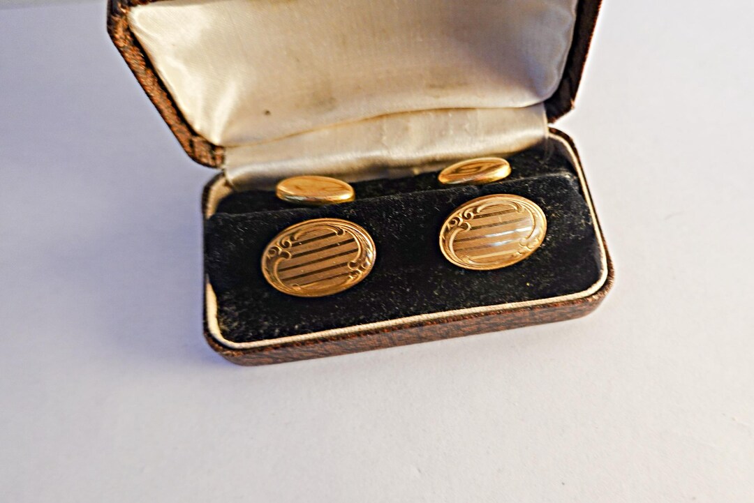 Victorian Cufflinks. Gold Cufflinks. Antique Cufflinks, French Cuffs ...
