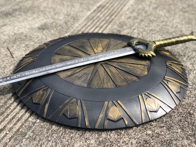 Wonder Woman Sword End Shield Cosplay Costume - Etsy