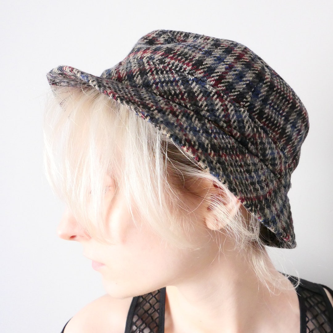 Vintage Wool Bucket Hat 90s Style Earthy Statement Accessory Unisex ...