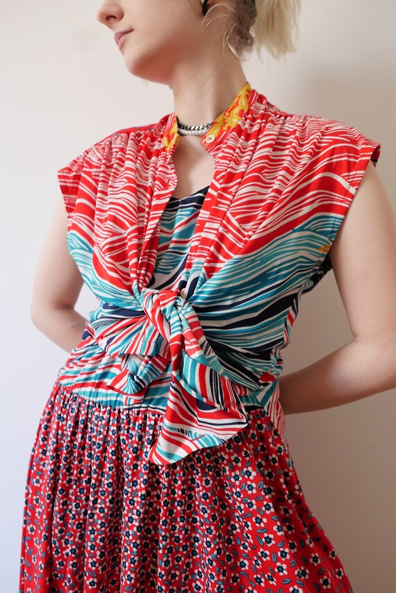 vintage y2k sundress 70s - Gem