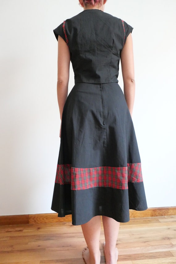 Vintage twin set cotton 80s 70s y2k made in England c… - Gem