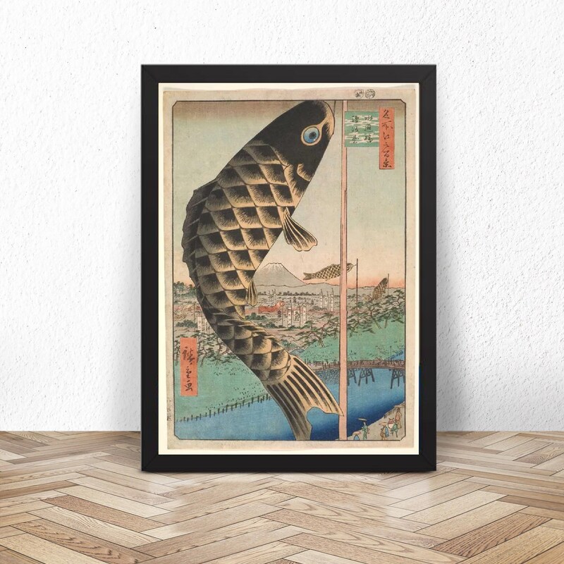 Fish Woodblock Print - Etsy