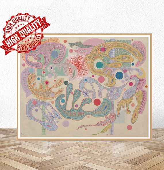 Capricious Forms / Vasily Kandinsky / by Wassily Kandinksy / - Etsy