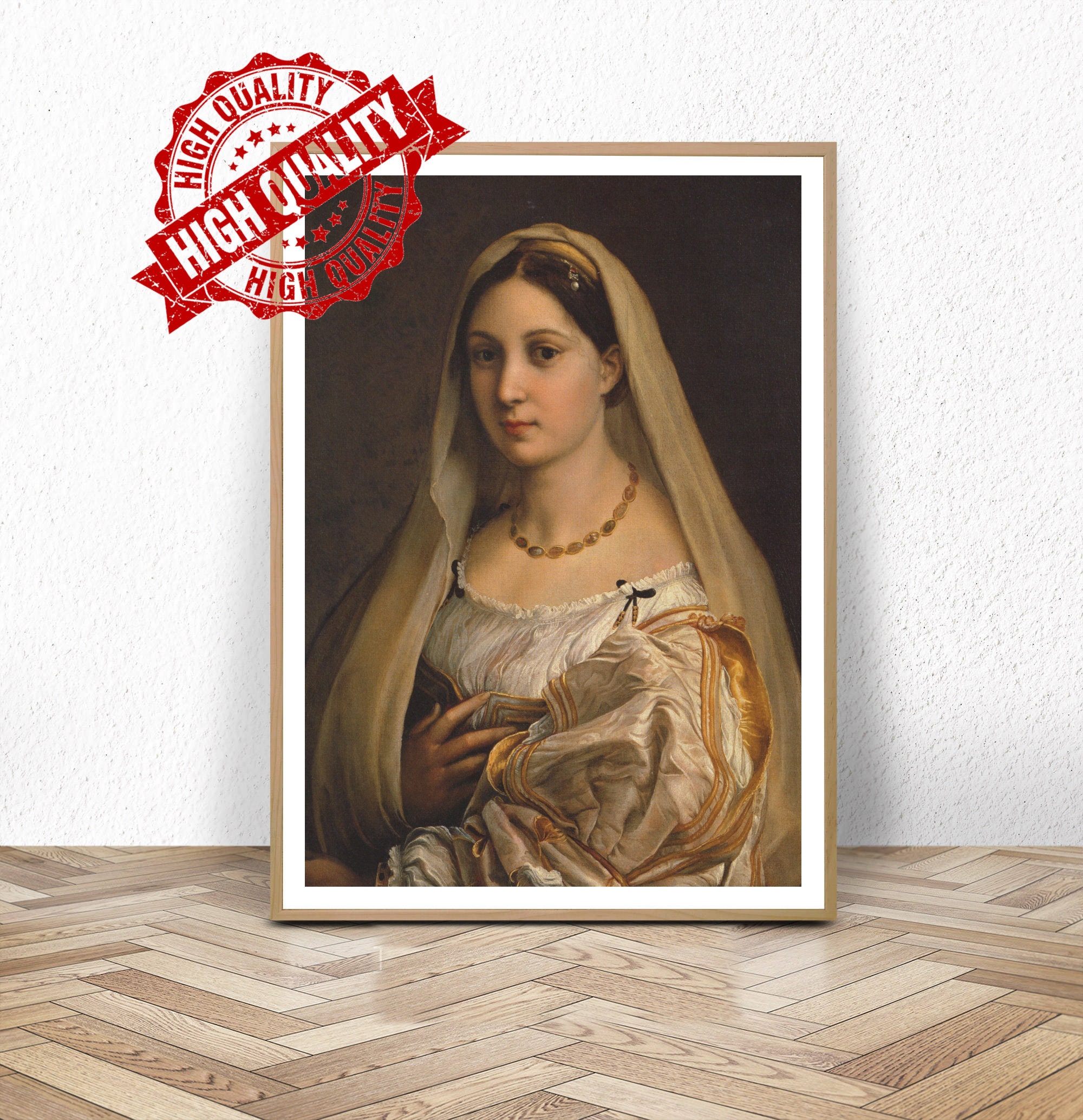 La Velata La Donna Velata the Woman With the Veil Raphael | Etsy