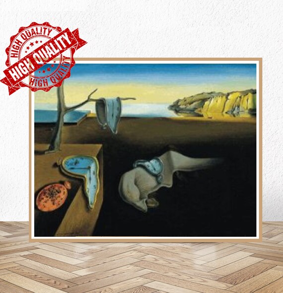 Persistence of Memory / Salvador Dali / Museum Poster Canvas / | Etsy