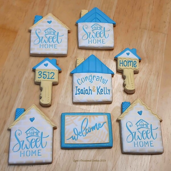 New Home Cookies - Etsy