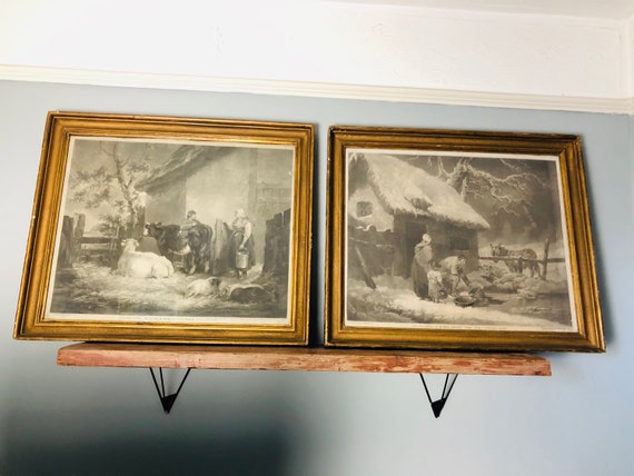 Huge Amazing Rare Pair of George Morland John Raphael Smith | Etsy