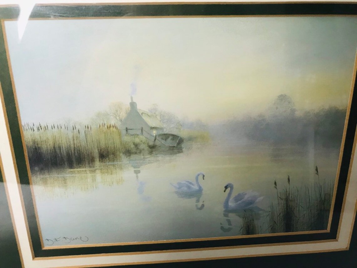 Paire de D F Dane Norfolk Landscape Artist Prints Windmill - Etsy France