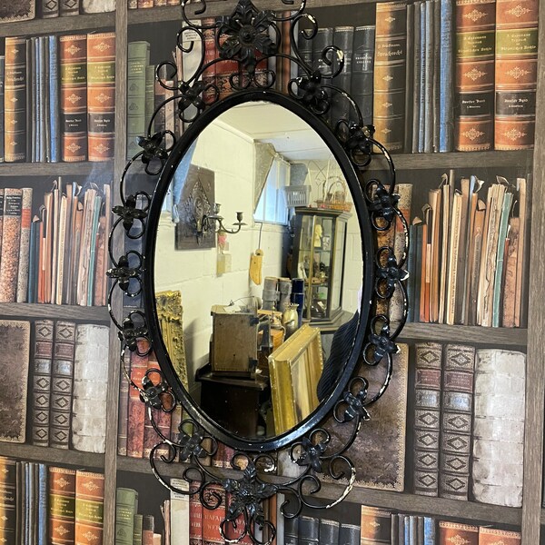 Wrought Iron Mirror - Etsy