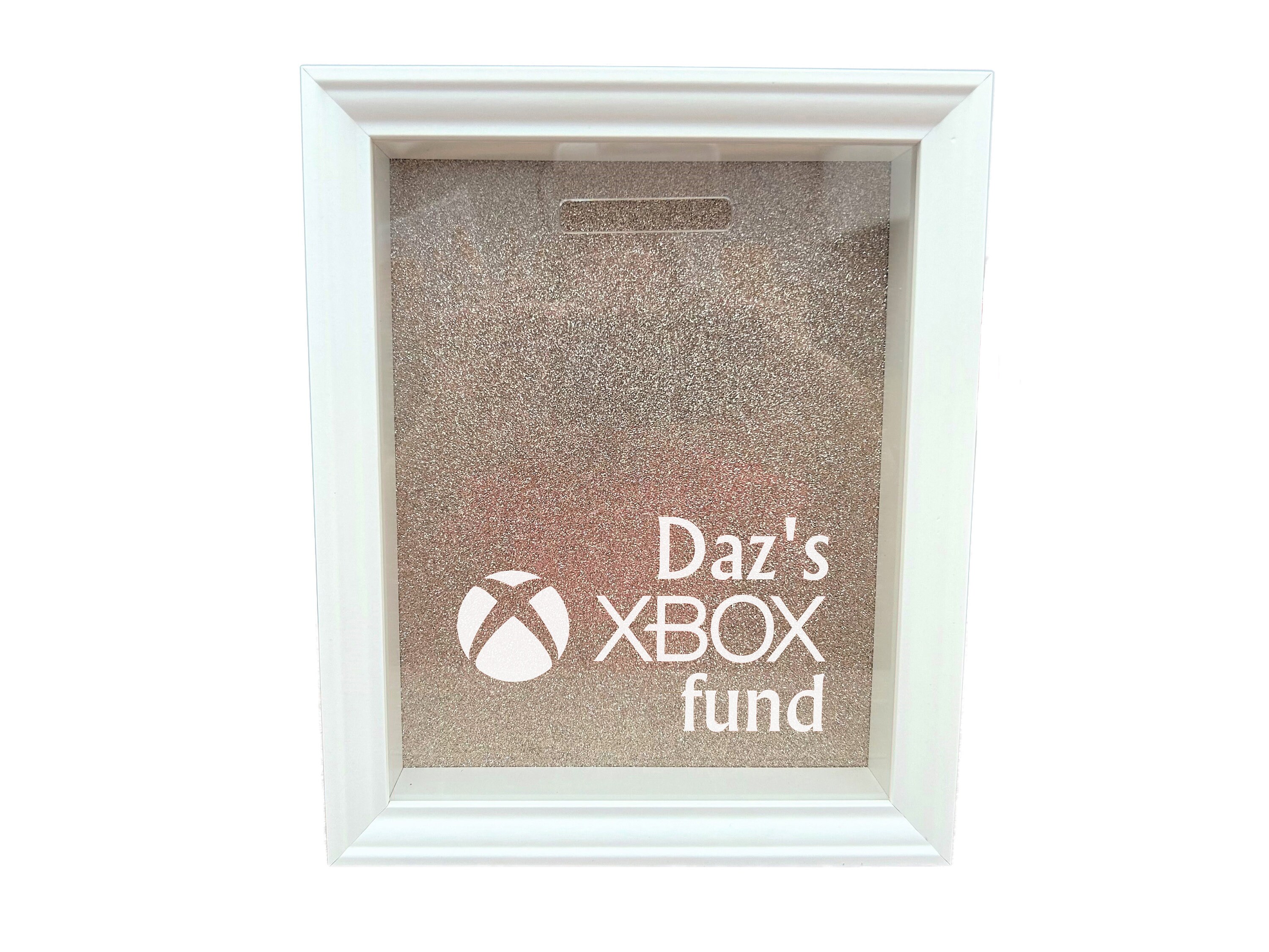 Xbox Game Console Frame Fund Money Box Personalised Gamer Gift Savings Etsy UK