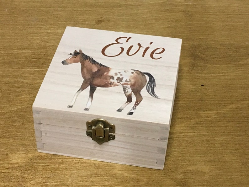 Horse Box Rosette Storage Memory Box Riding Stables - Etsy