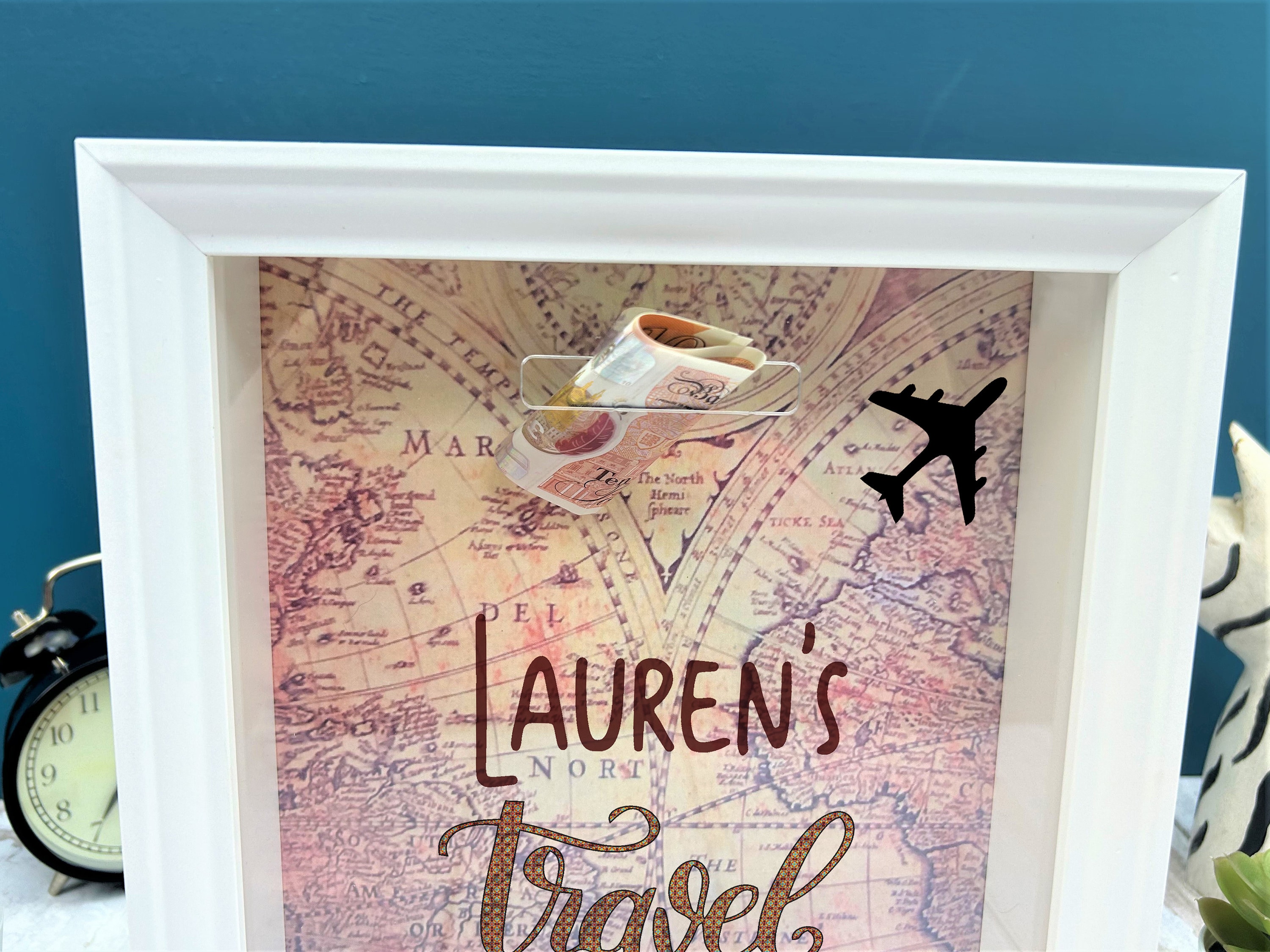 Travel Fund Adventure Money Box Travelling Gift Personalised - Etsy