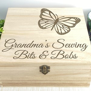 Butterfly Gift Box Personalised Wooden Memory Box Memories | Etsy