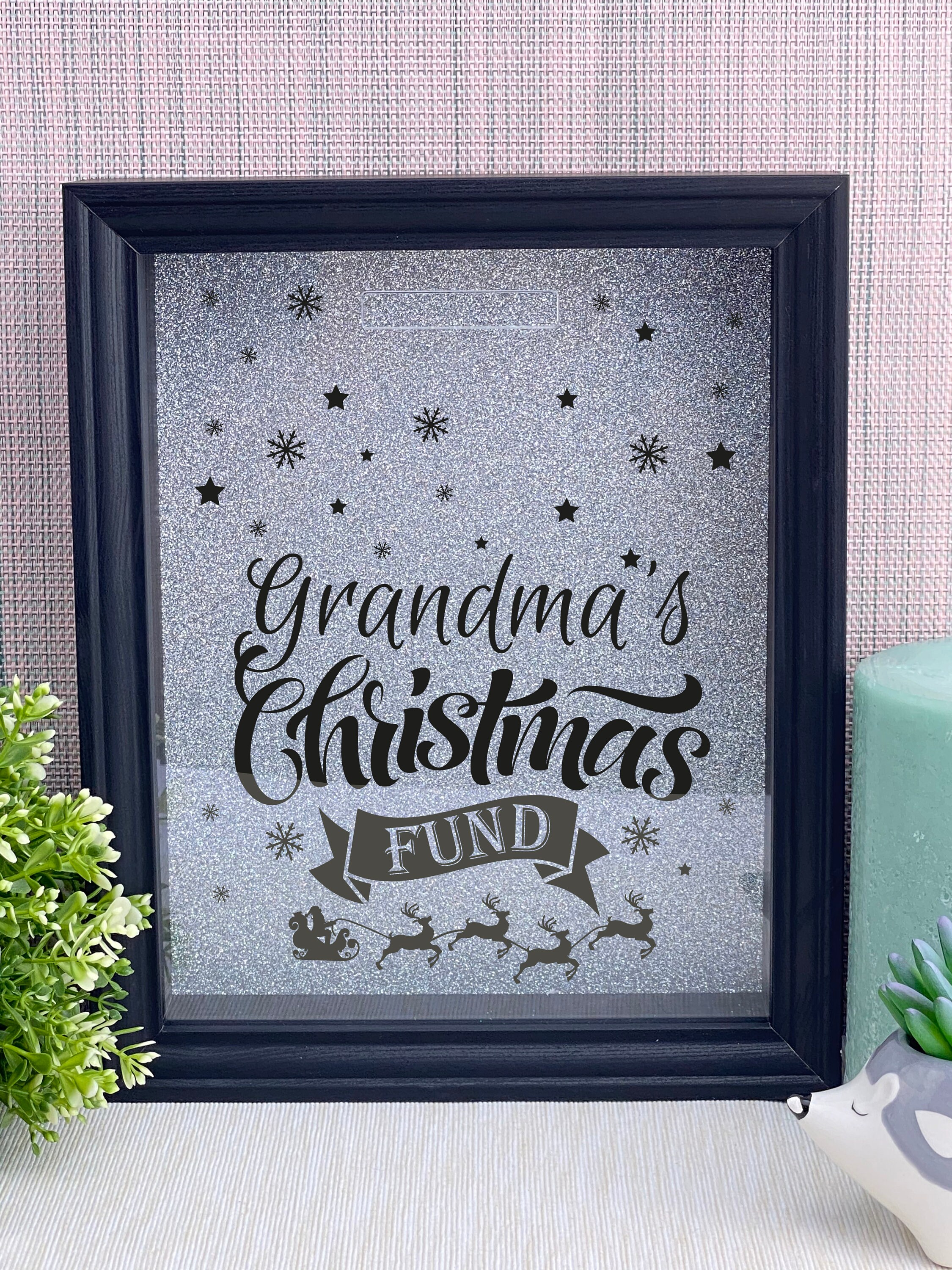 Christmas Fund Box Personalised Savings Money Box Festive XMAS | Etsy