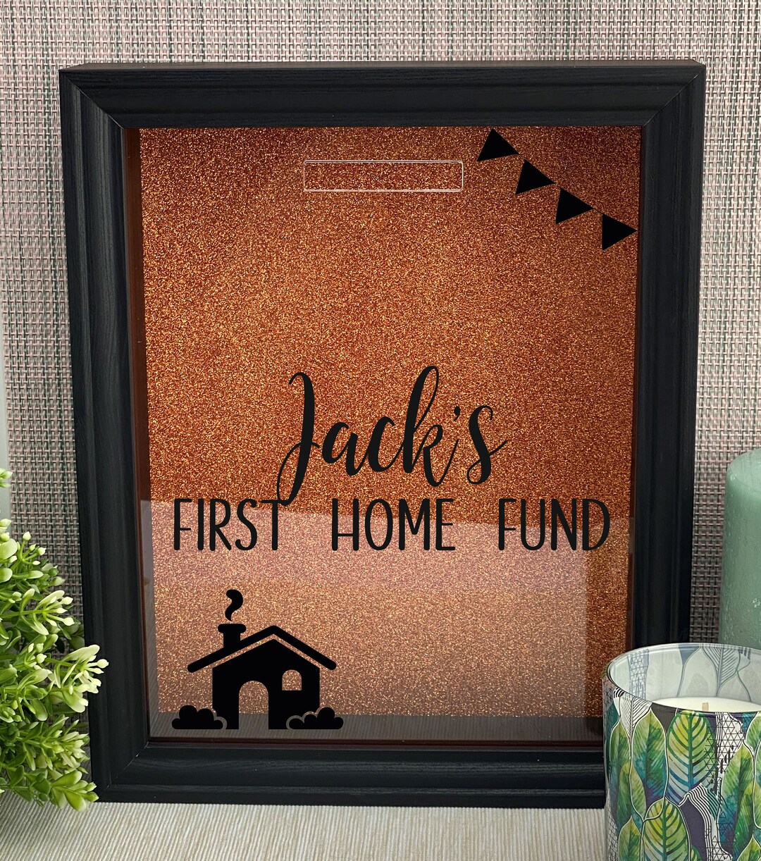 First Home House Fund New Personalised Gift Saving Money Box - Etsy