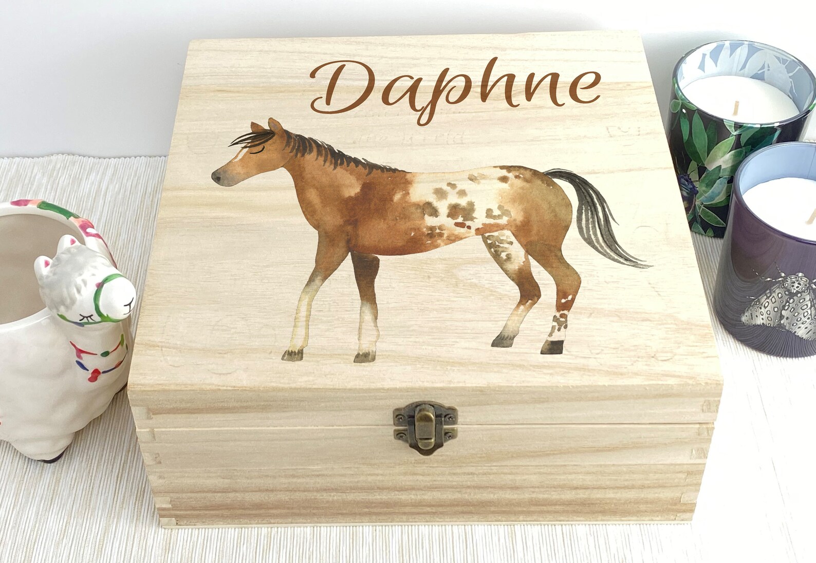 Horse Box Rosette Storage Memory Box Riding Stables - Etsy