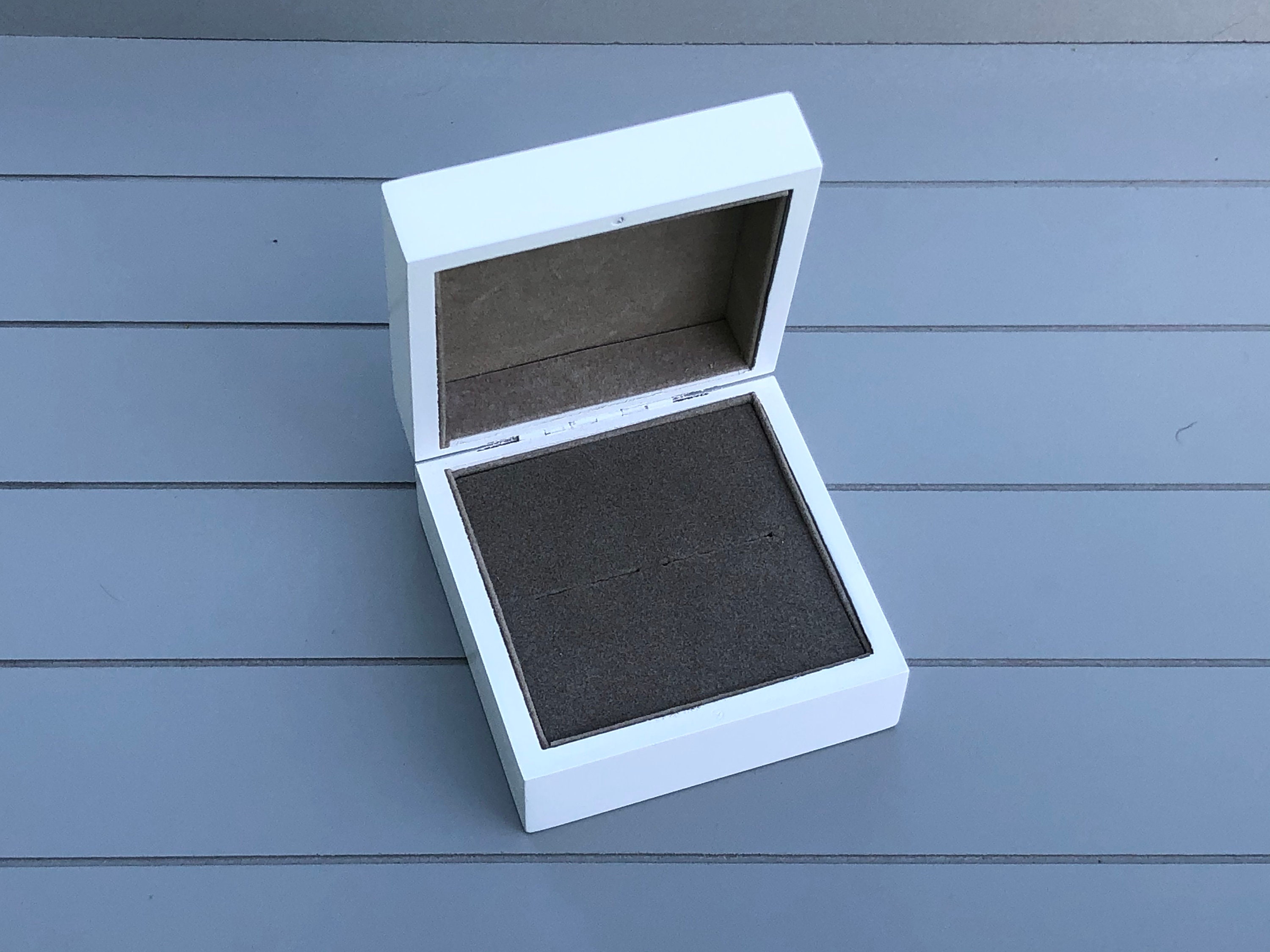 Double Ring Box Personalised Wedding Day Ring Carrier - Etsy