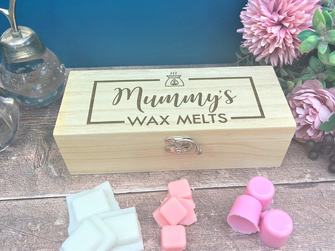 Wax Burner Box Design Wax Melts Storage Box Personalised Mother's Day ...
