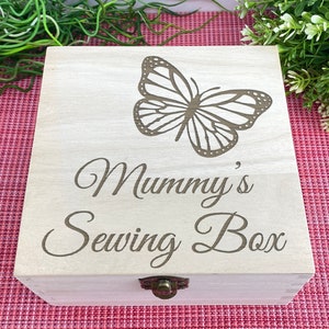Butterfly Gift Box Personalised Wooden Memory Box Memories Hobby ...