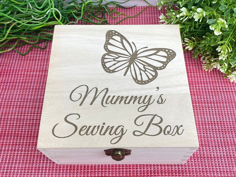 Butterfly Gift Box Personalised Wooden Memory Box Memories - Etsy