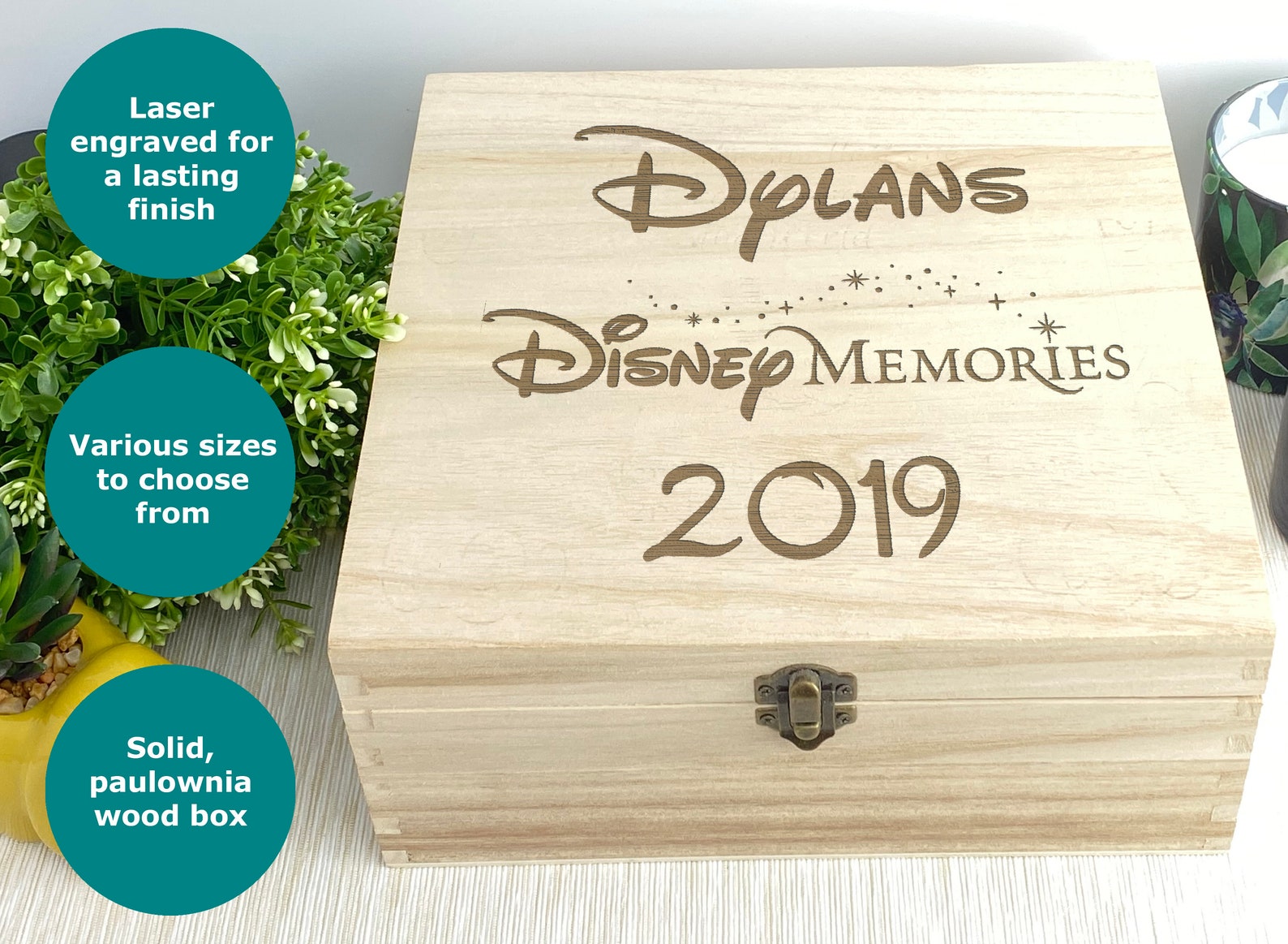 Disney Resort Family Memories Disneyland Memory Box | Etsy