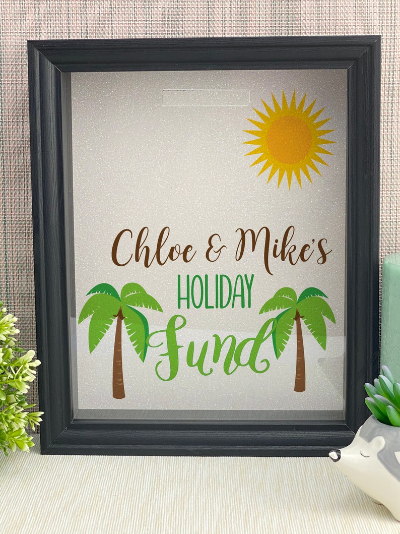 Holiday Fund Frame Savings Travel Money Box Personalised - Etsy