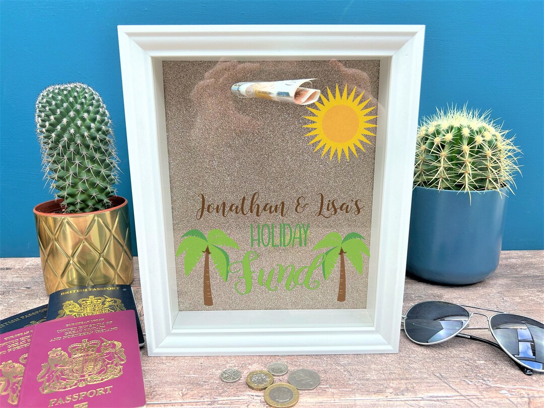 Holiday Fund Frame Savings Travel Money Box Personalised - Etsy