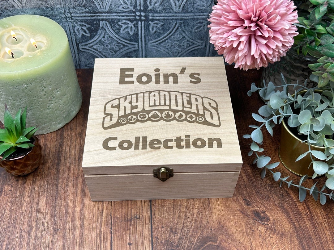 Skylanders Storage Toys Box Personalised Gift Collection Birthday ...