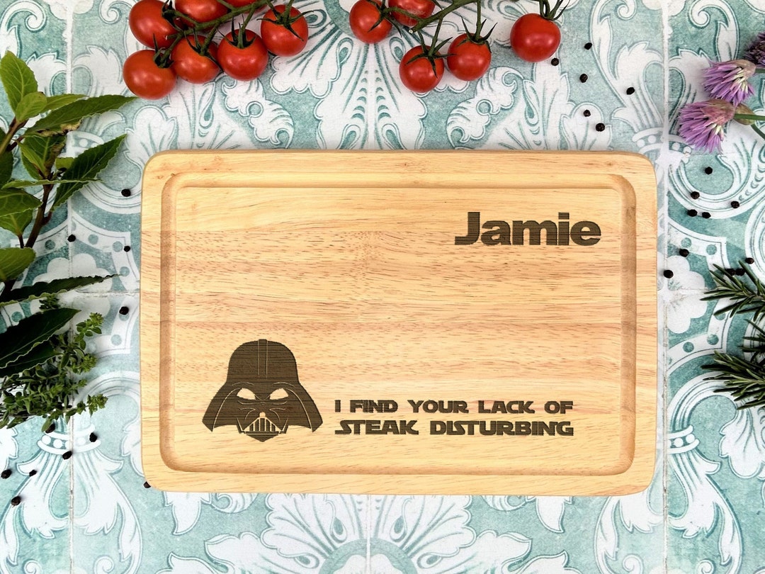 Darth Vader Star Wars Lack of Steak Vegetarian Vegan Personalised ...