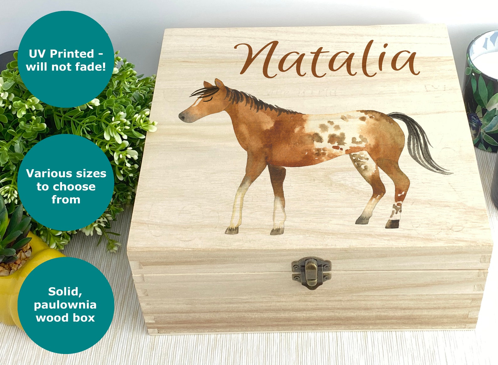 Horse Box Rosette Storage Memory Box Riding Stables - Etsy