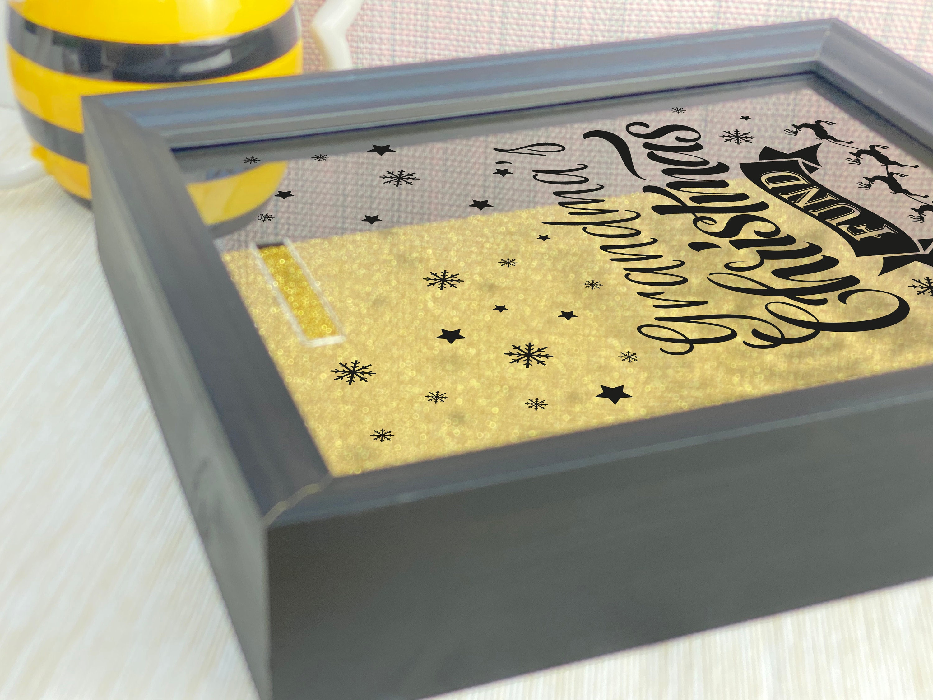 Christmas Fund Box Personalised Savings Money Box Festive XMAS | Etsy