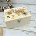 Travel Mementos Box World Map Compass Vintage Personalised Memory Box ...