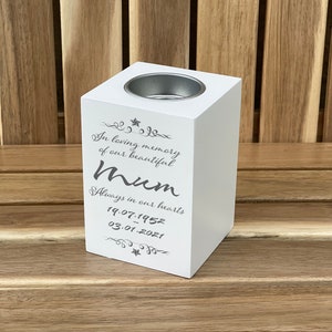 In Loving Memory of Dad Candle Holder Memorial Loss Remembrance ...