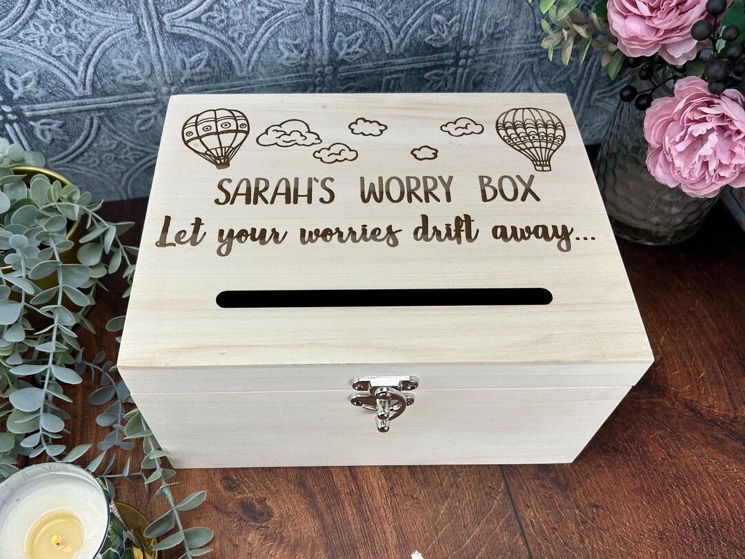 Hot Air Balloon Worry Box - Primary School Dropbox Personalised Pupils ...