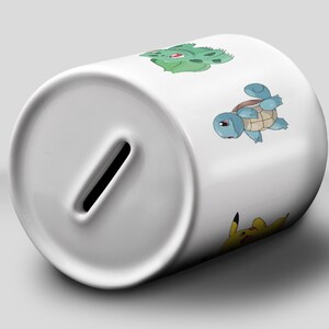 Personalised Pokemon Pocket Money Ceramic Money Box Any Name - Etsy