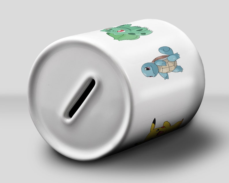 Personalised Pokemon Pocket Money Ceramic Money Box Any - Etsy