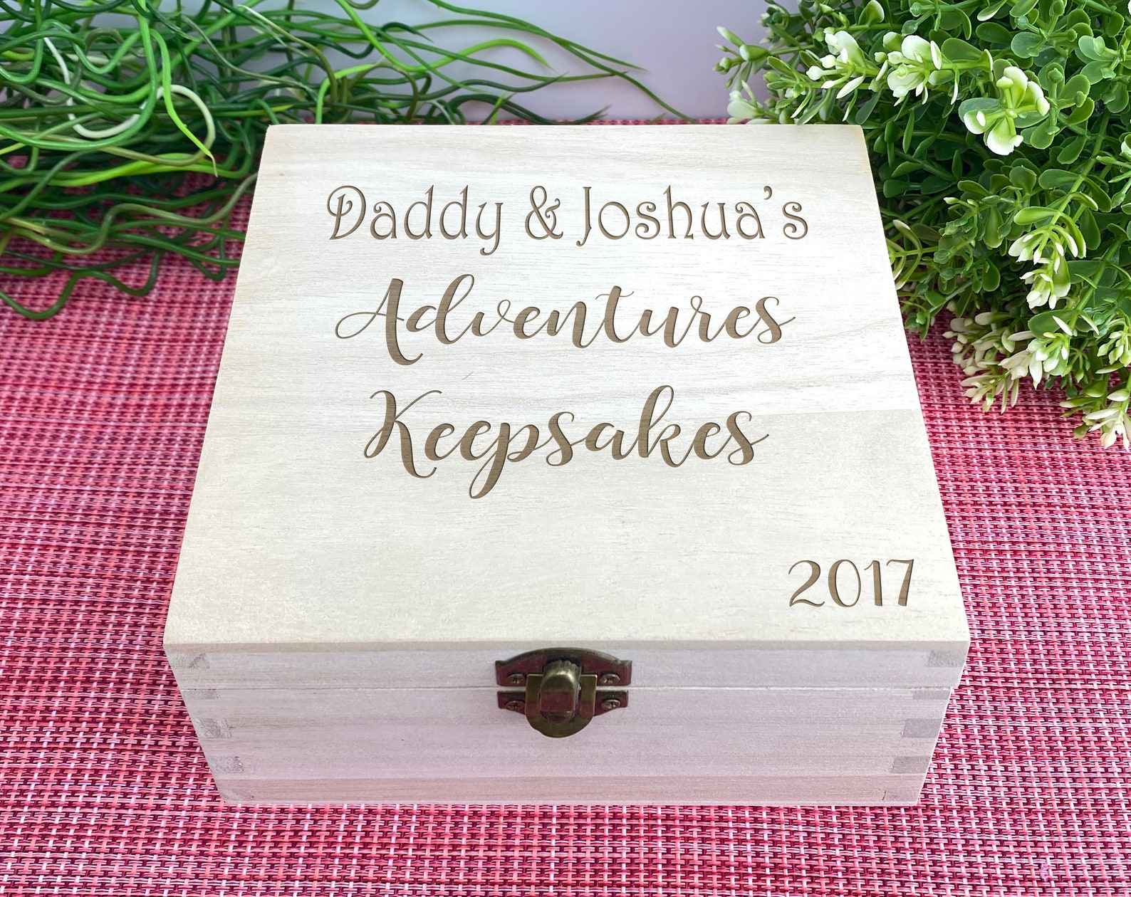 Adventure Keepsakes Memory Box Travel Holiday Personalised - Etsy UK
