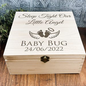 Baby Loss Miscarriage - Personalised Memory Box - Remembrance - Grief ...