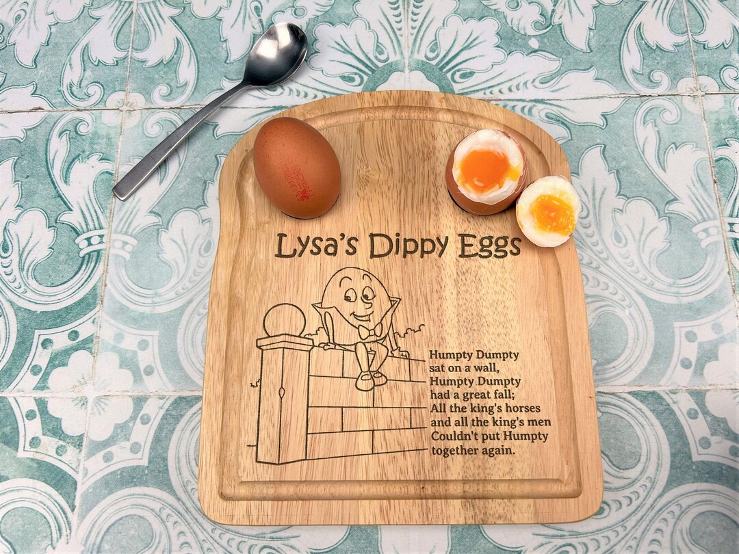 Humpty Dumpty Nursery Rhyme Egg Board Breakfast Eggy Dippy Eggs ...