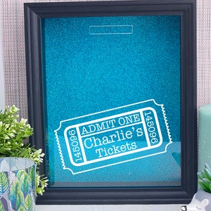 Ticket Box Keepsake Personalised Frame Memory Box Gift - Etsy UK