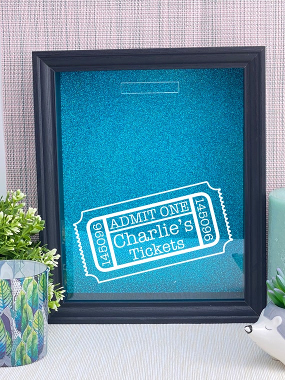Ticket Box Keepsake Personalised Frame Memory Box Gift - Etsy