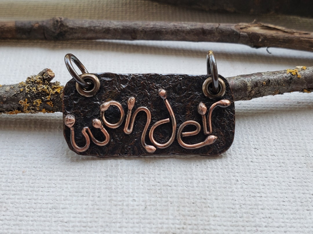 Wonder Pendant Inspirational Jewelry Pendant Motivational Jewelry ...